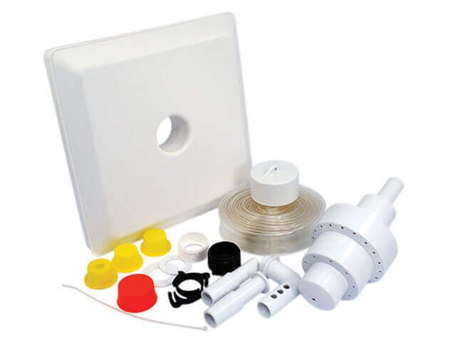(Shown Above) Aqua Splash Floating Fountain - Installation Kit